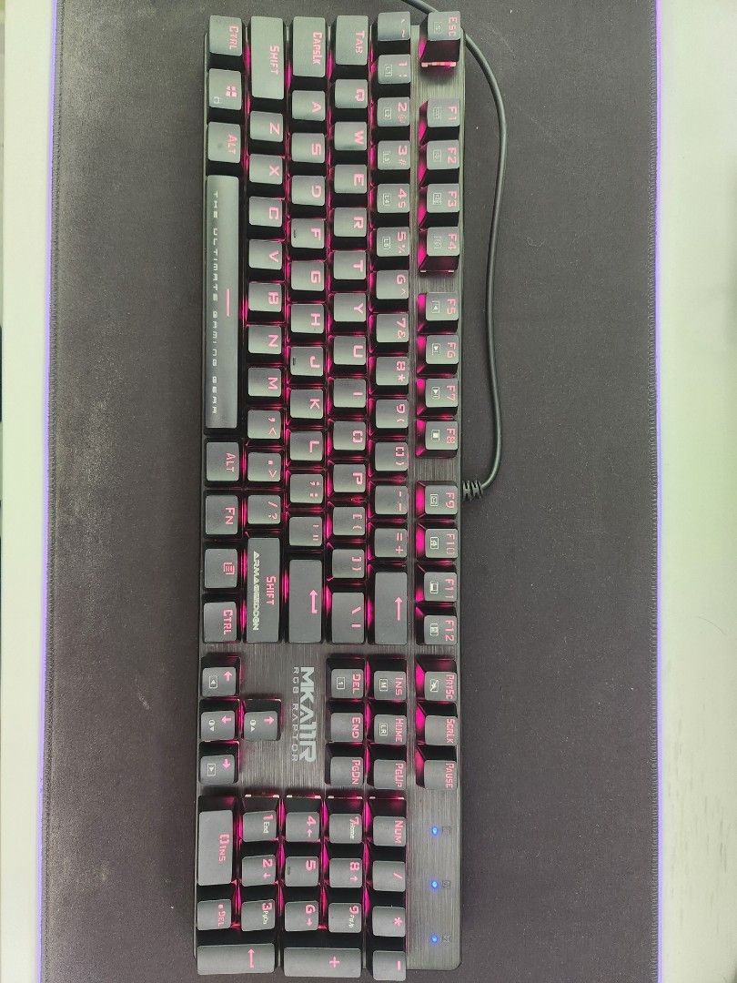 Armageddon Mechanical Gaming Keyboard, Computers & Tech, Parts ...