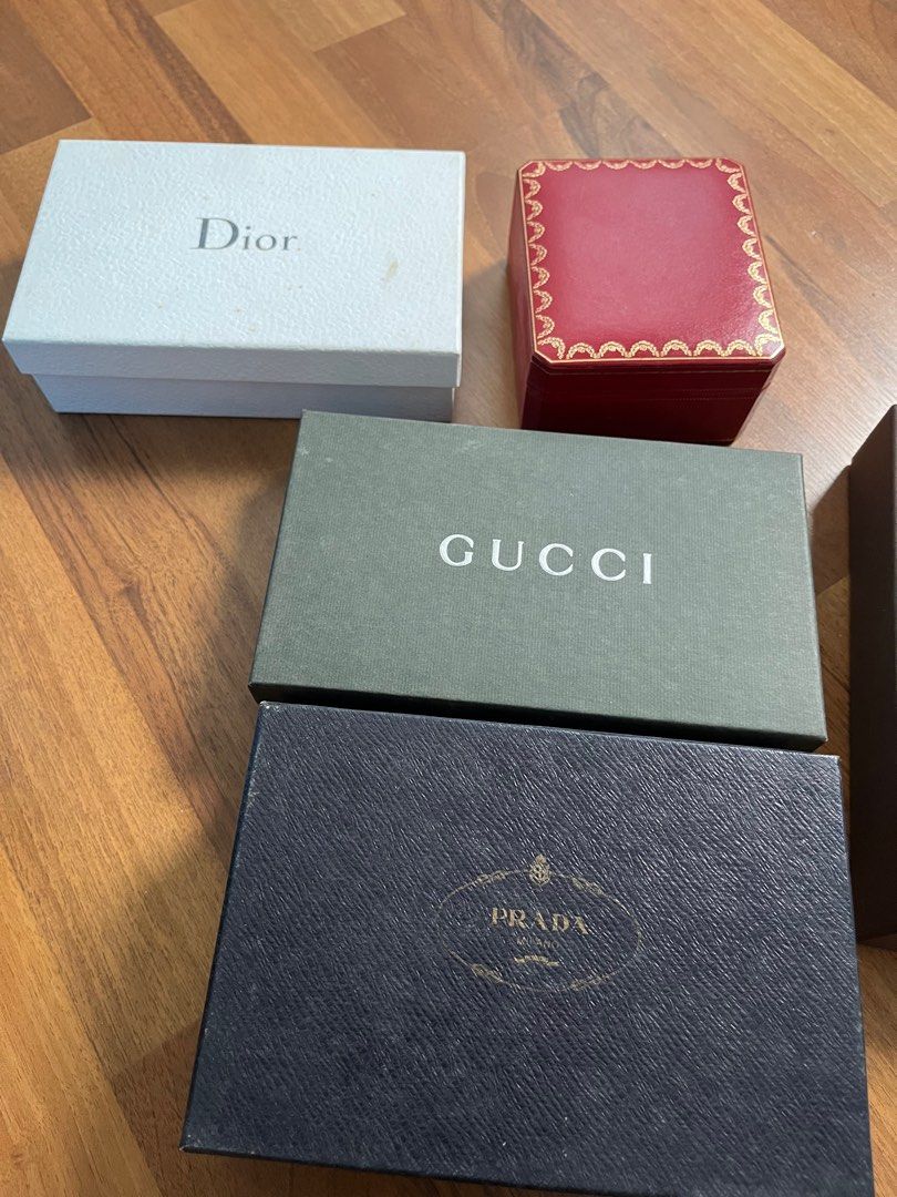 Authentic Empty Branded Boxes, Luxury, Accessories on Carousell