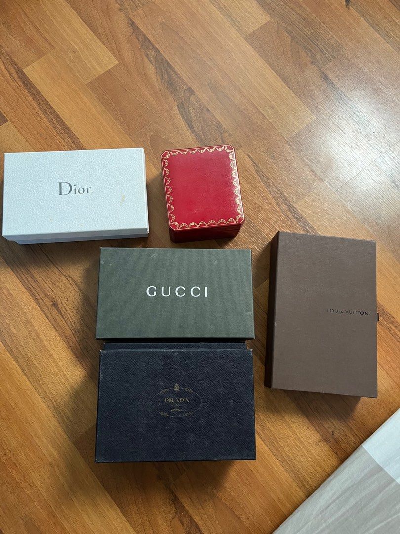 Authentic Empty Branded Boxes, Luxury, Accessories on Carousell