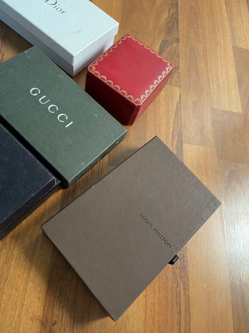 Authentic Empty Branded Boxes, Luxury, Accessories on Carousell
