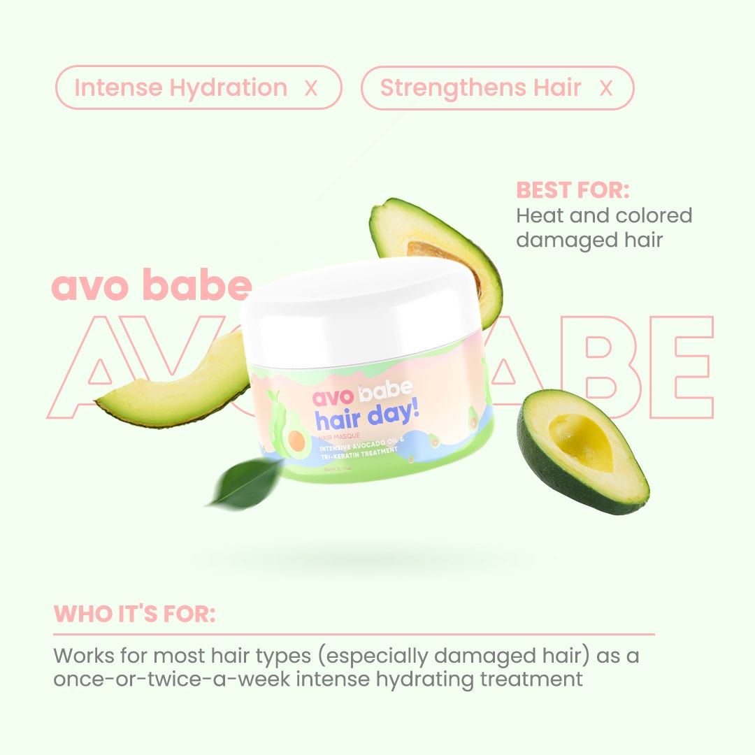[ON HAND] Avo Babe Hairmasque (Intensive Avocado Oil & Tri-Keratin ...