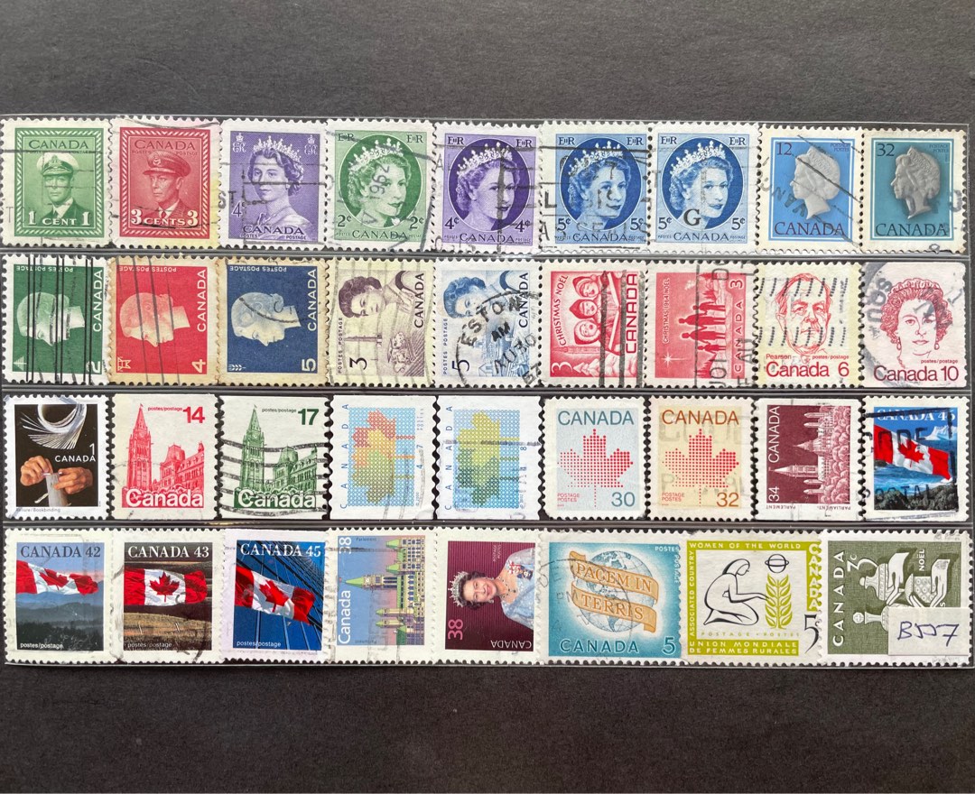 B557 - Canada KGVI, QE2, Christmas, Famous People, Bookbinding ...