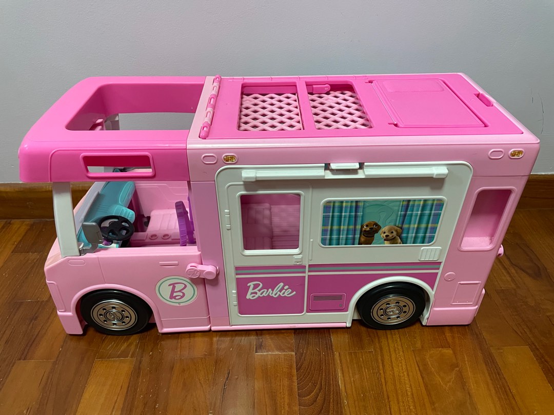 Barbie 3-in-1 Dream Camper, Hobbies & Toys, Toys & Games on Carousell