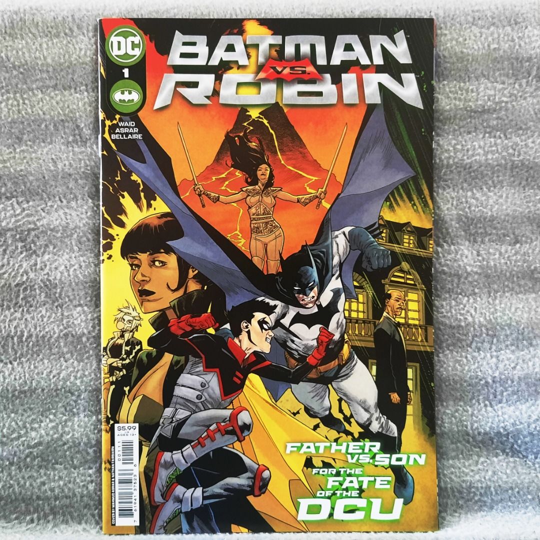Batman vs Robin #1 (2022 Series) DC Comics (FIRST Issue) Mark Waid, Mahmud Asrar, Hobbies & Toys ...
