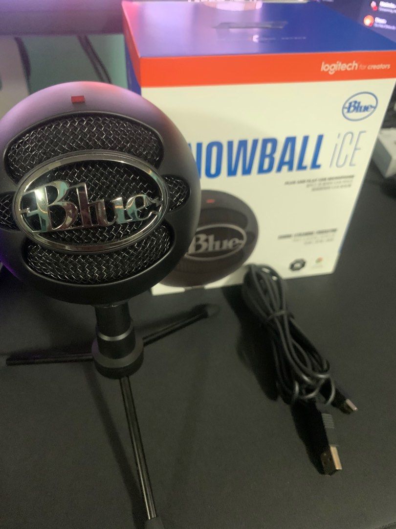 Blue Snowball USB Microphone on Carousell