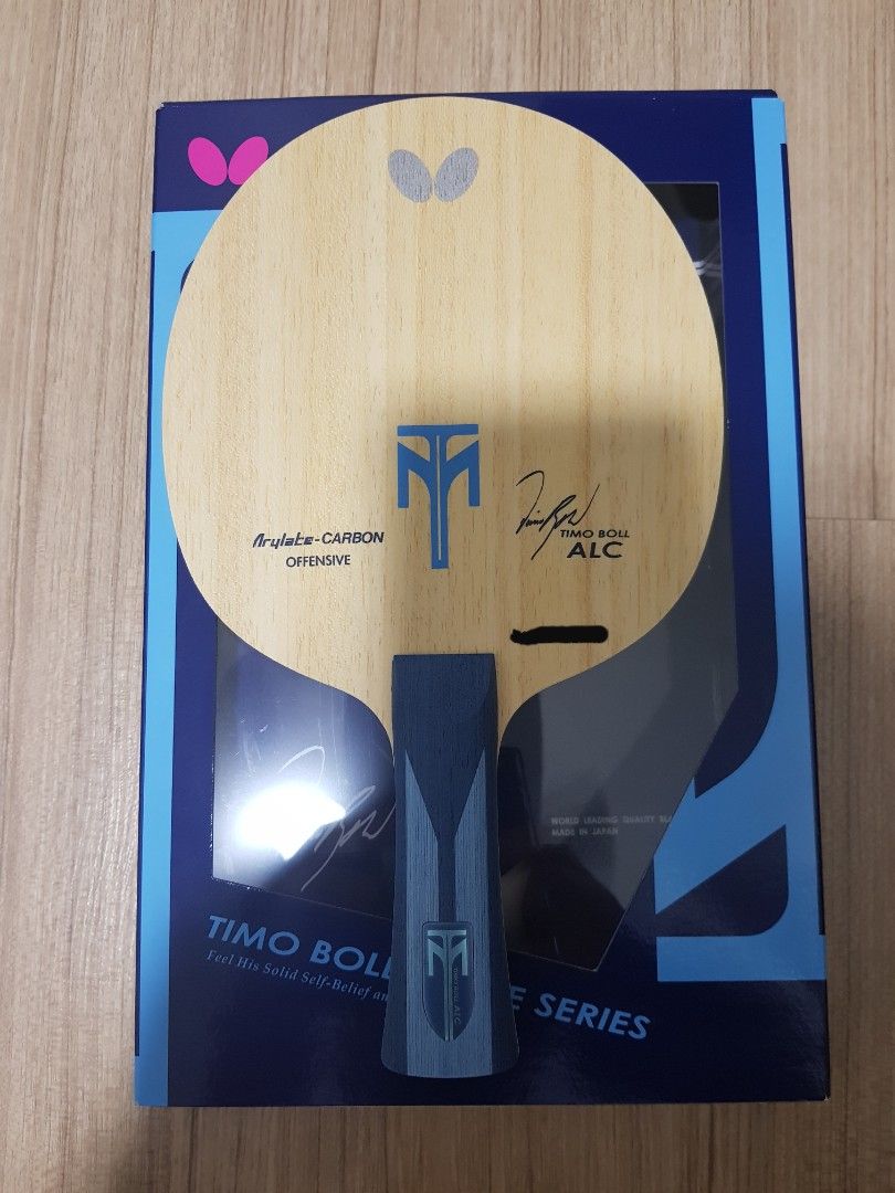 [BNIB] Butterfly Timo Boll ALC Flared Handle Table Tennis Bat, Sports ...