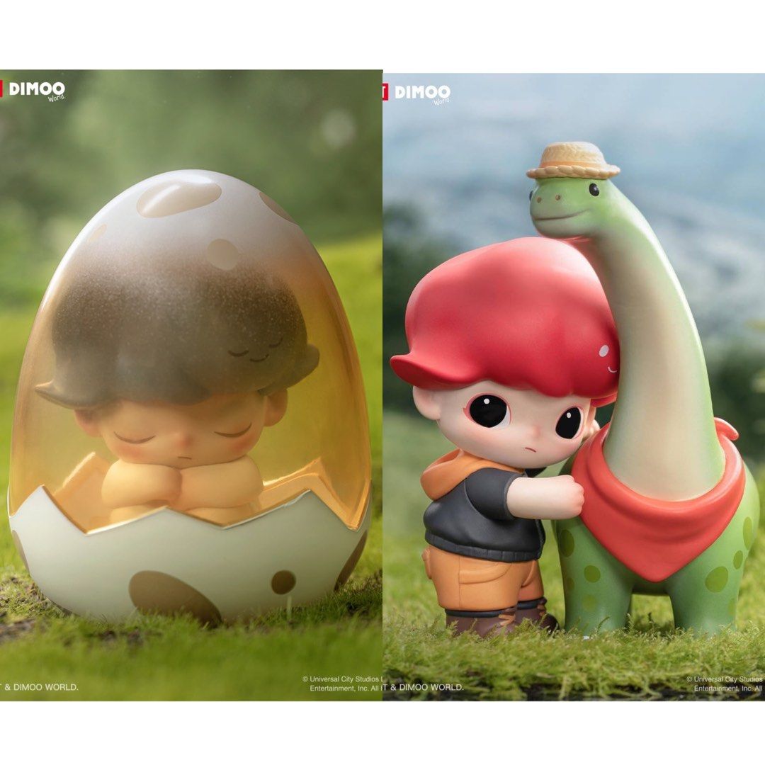 BNIF Dimoo Jurassic World Popmart Jurassic History Brachiosaurus Feeder ...