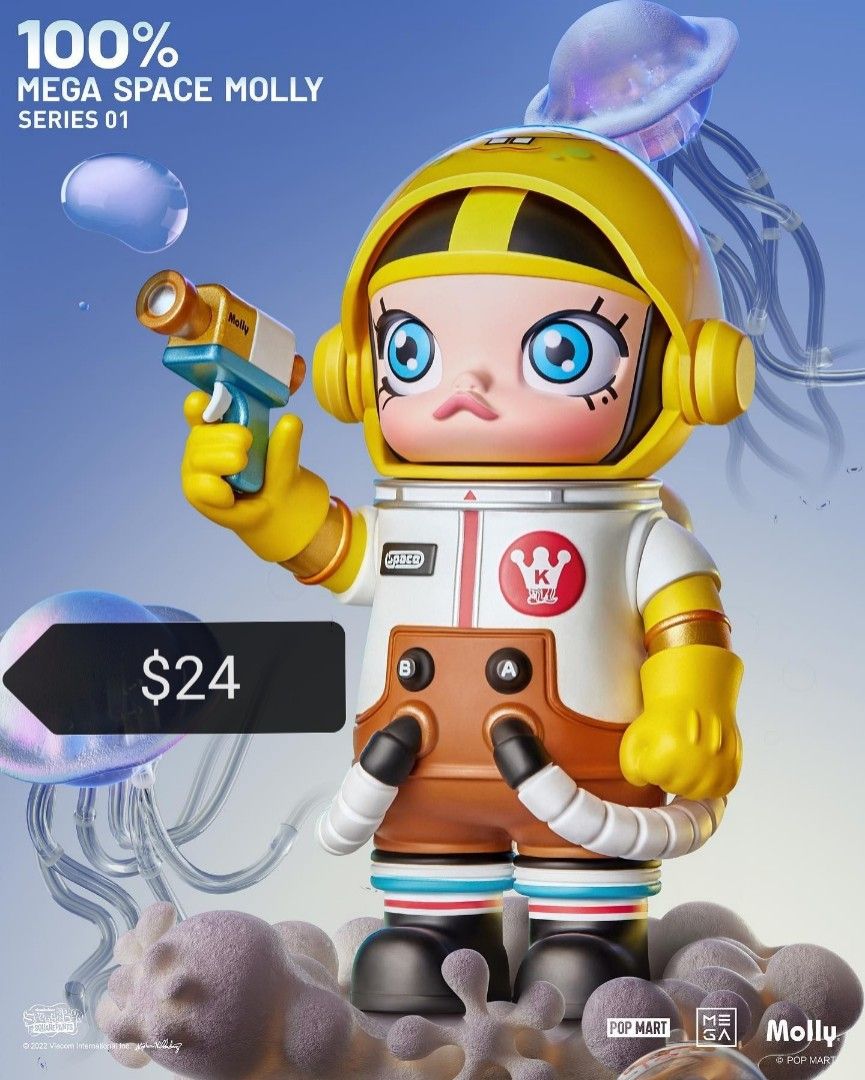 BNIF Popmart Space Molly 100%, Hobbies & Toys, Toys & Games on Carousell