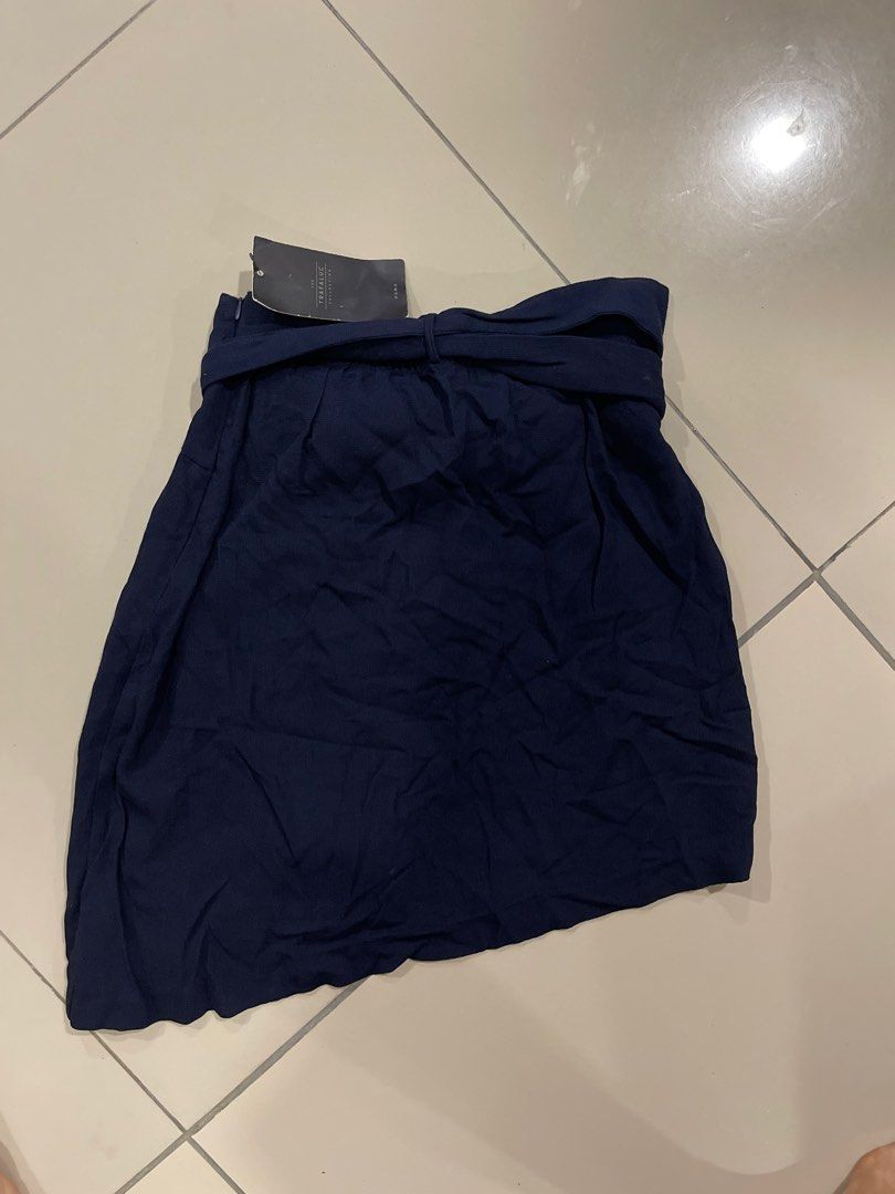 Bnwt Zara overlap short skirt, Women's Fashion, Bottoms, Skirts on ...