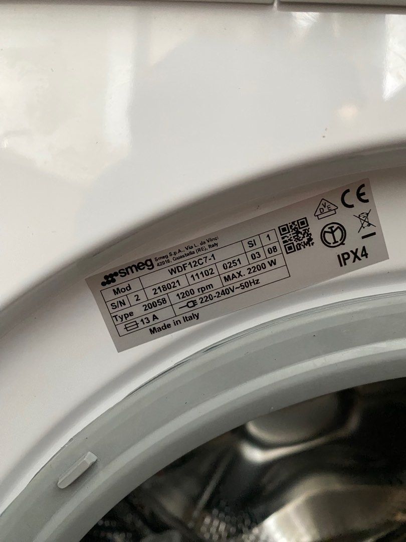 Brand New : SMEG washer/dryer 7kg/4kg, TV & Home Appliances, Washing ...