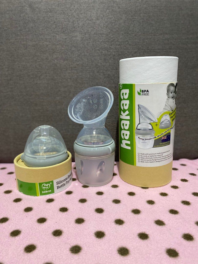 Brand New Haakaa Gen 3 with bottle top set 5.4oz/160ml, Babies & Kids ...