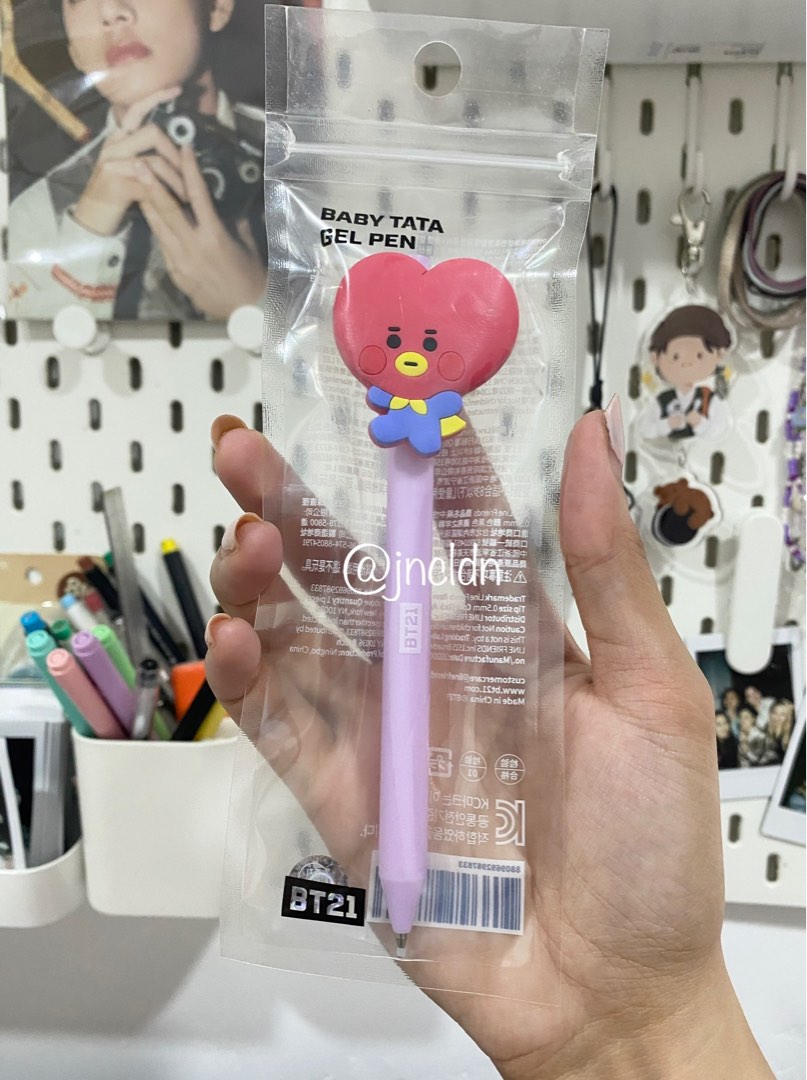 bt21 baby tata gel pen, Hobbies & Toys, Memorabilia & Collectibles, K ...