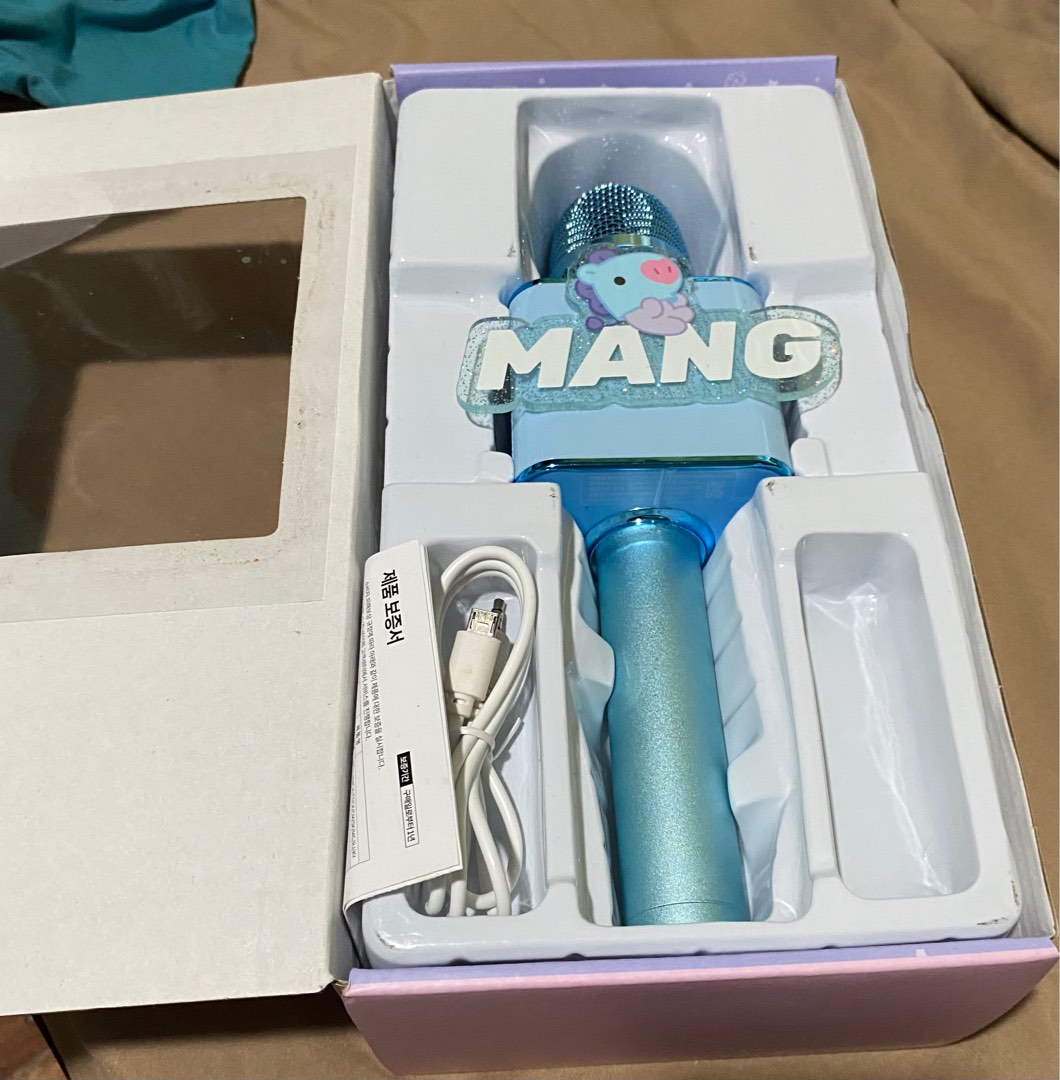 BT21 Mang bluetooth microphone, Hobbies & Toys, Memorabilia & Collectibles, K-Wave on Carousell