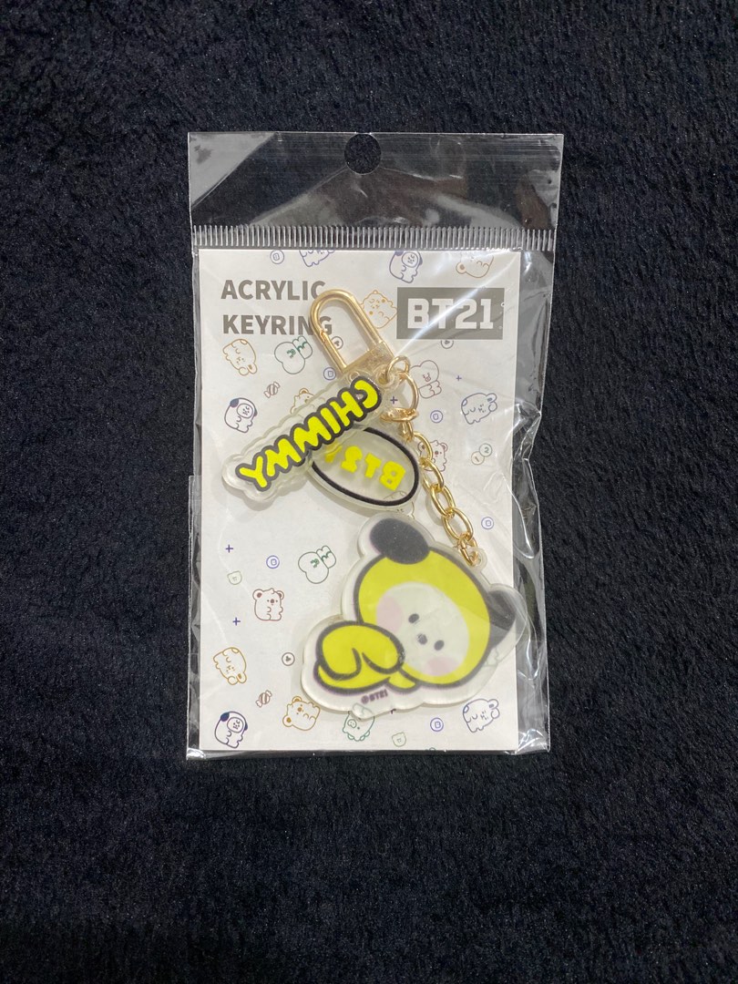 BT21 Minini Acrylic Badge - Chimmy, Hobbies & Toys, Memorabilia & Collectibles, K-Wave on Carousell