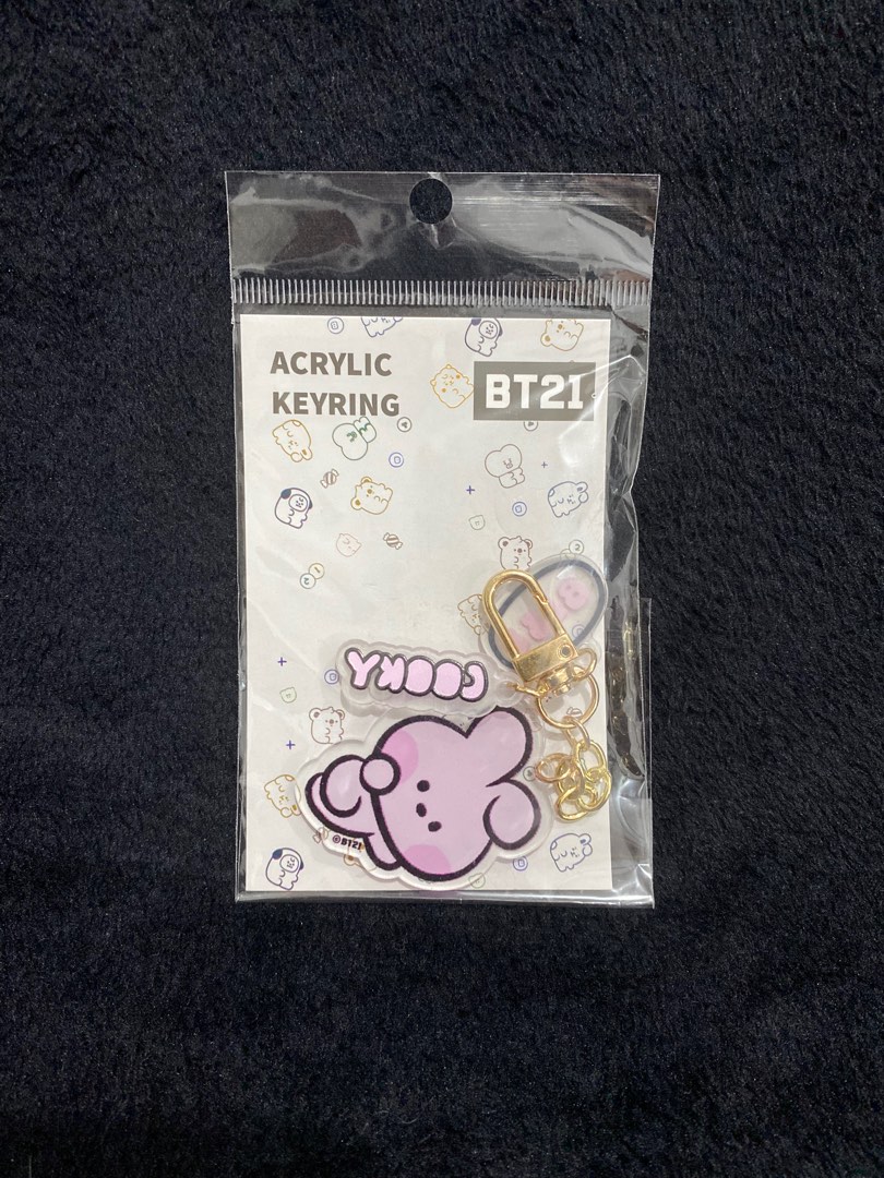 BT21 Minini Acrylic Keyring - Cooky, Hobbies & Toys, Memorabilia & Collectibles, K-Wave on Carousell