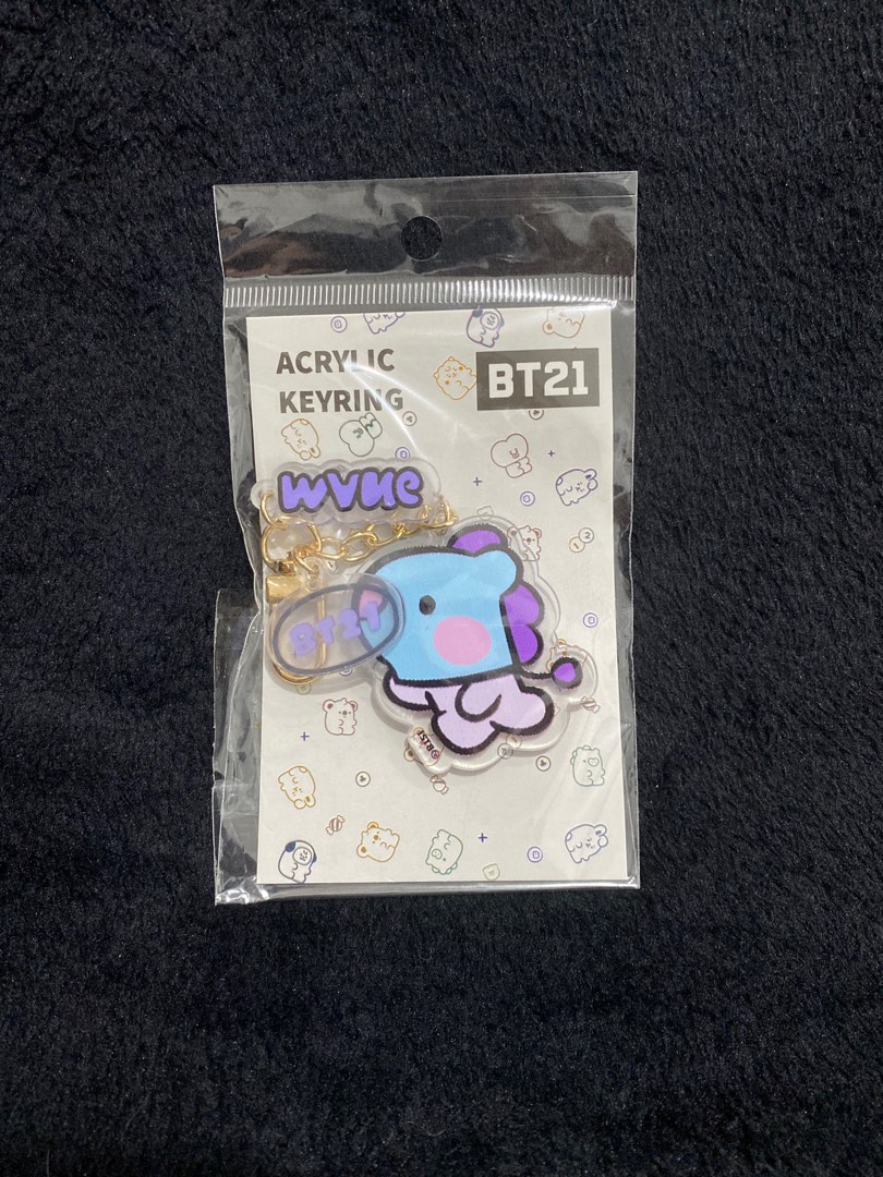 BT21 Minini Acrylic Keyring - Mang, Hobbies & Toys, Memorabilia & Collectibles, K-Wave on Carousell