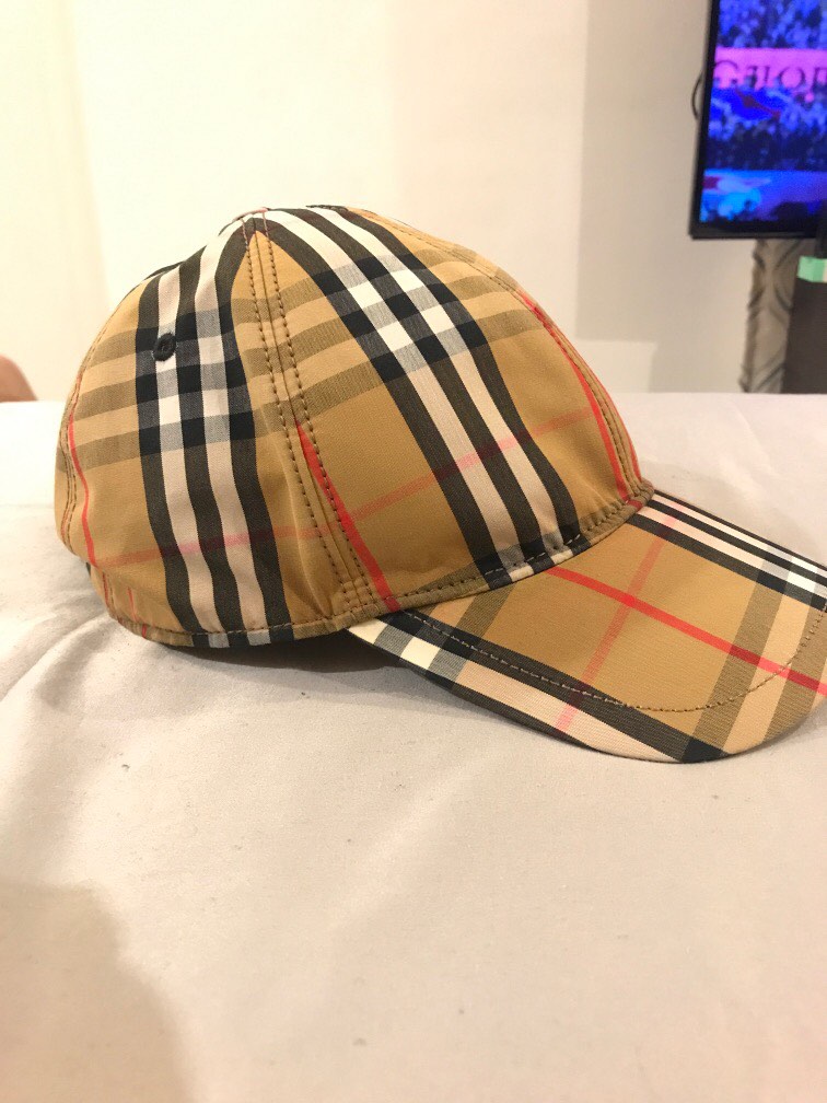 Burberry Cap, Luxury, Accessories on Carousell
