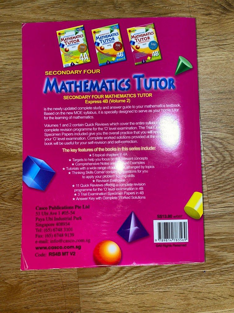 Casco Math assessment book sec 4, Hobbies & Toys, Books & Magazines ...