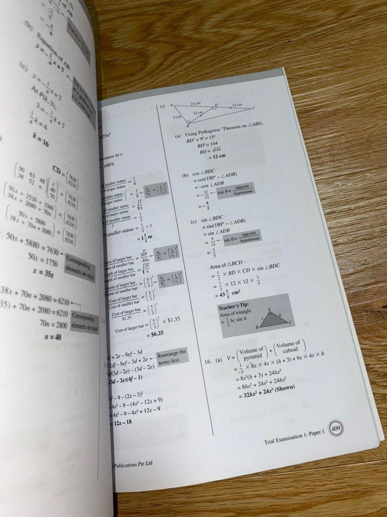Casco Math assessment book sec 4, Hobbies & Toys, Books & Magazines ...