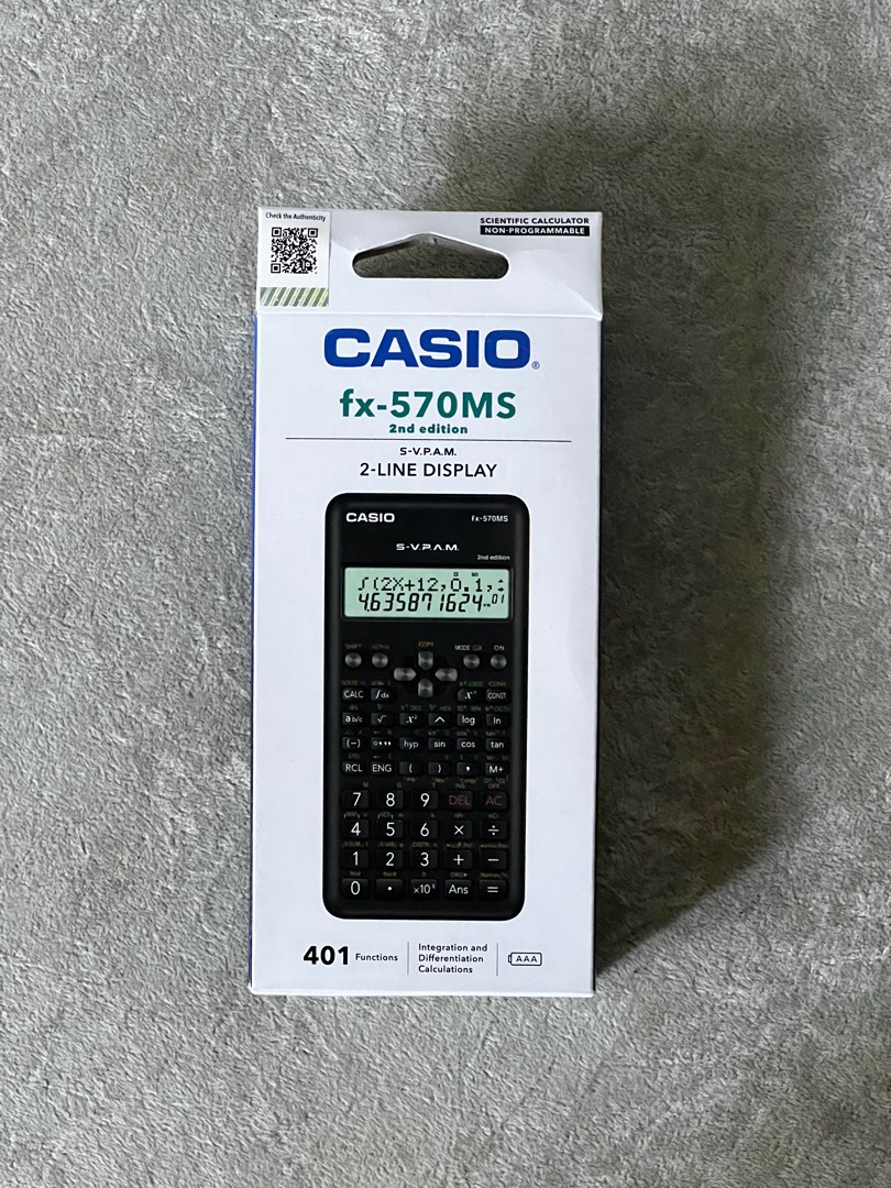 CASIO FX-570MS 2nd Edition, Mobile Phones & Gadgets, Other Gadgets on ...