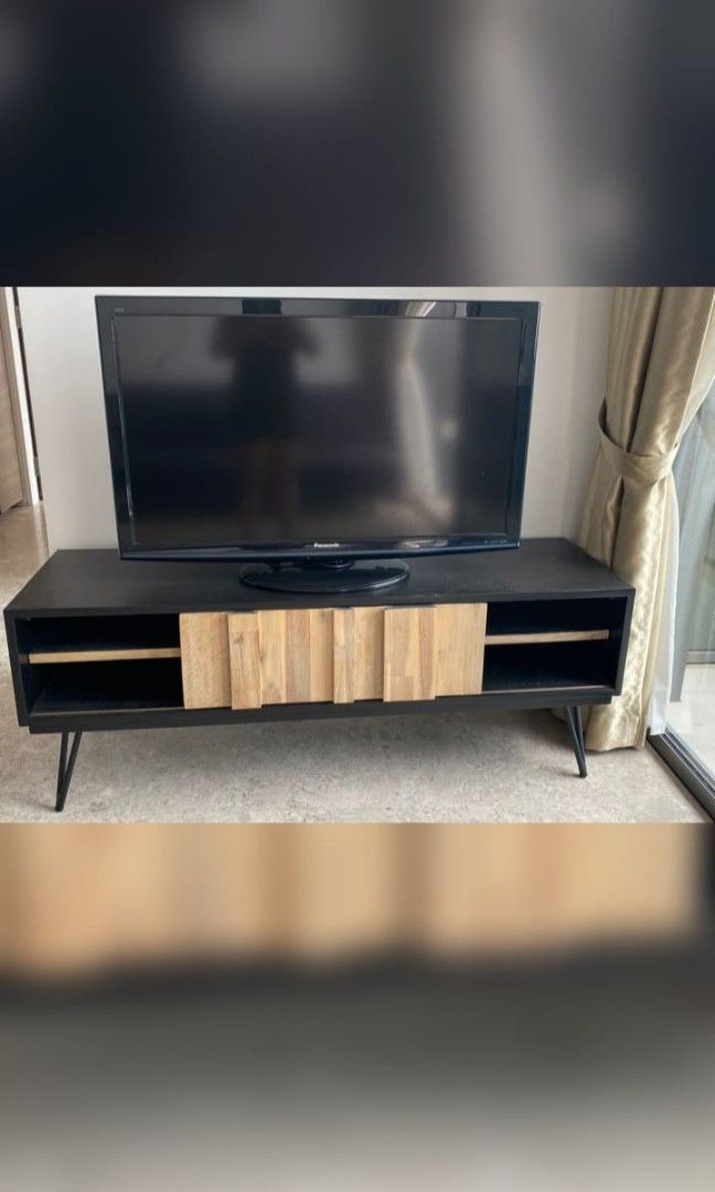 Castlery reed Tv console, Furniture & Home Living, Furniture, TV ...