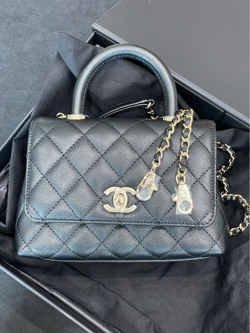Chanel Coco Handle Mini, Luxury, Bags & Wallets on Carousell