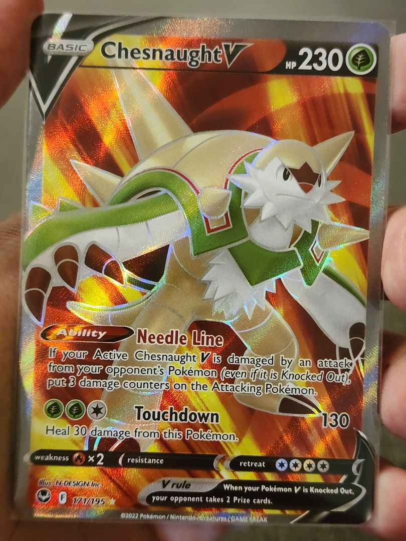 Mega Chesnaught Ex Card