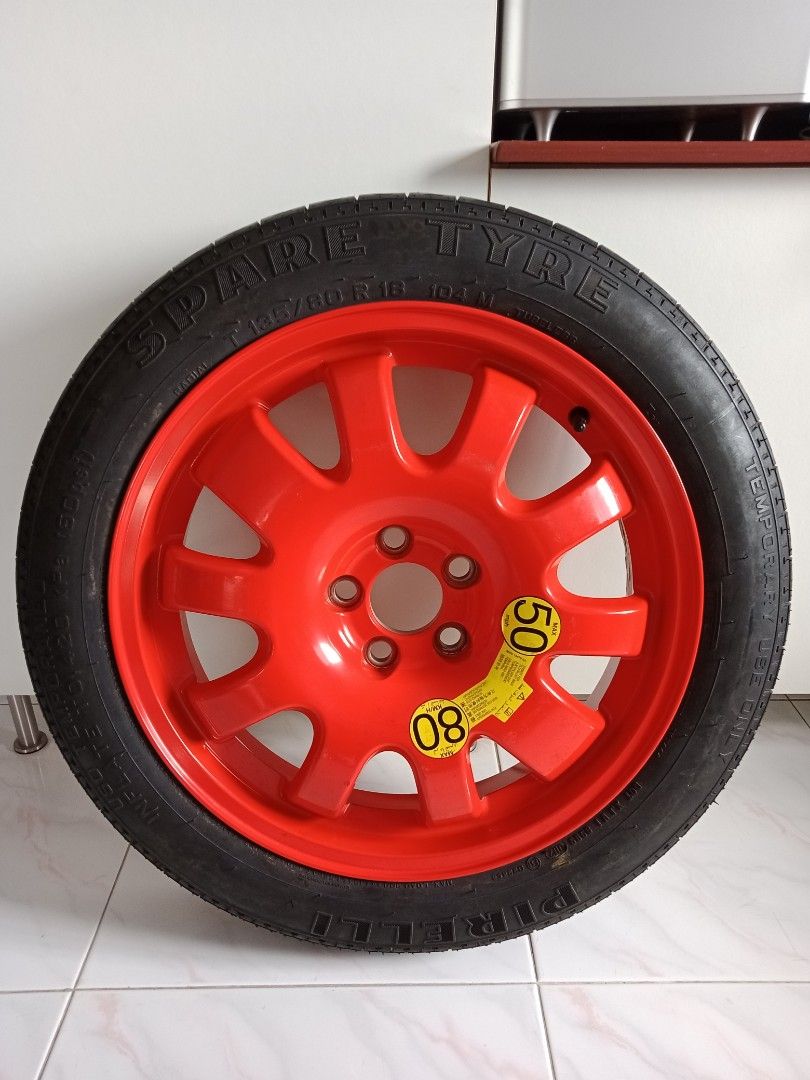 Citroen C5 spare tyre, Car Accessories, Tyres & Rims on Carousell