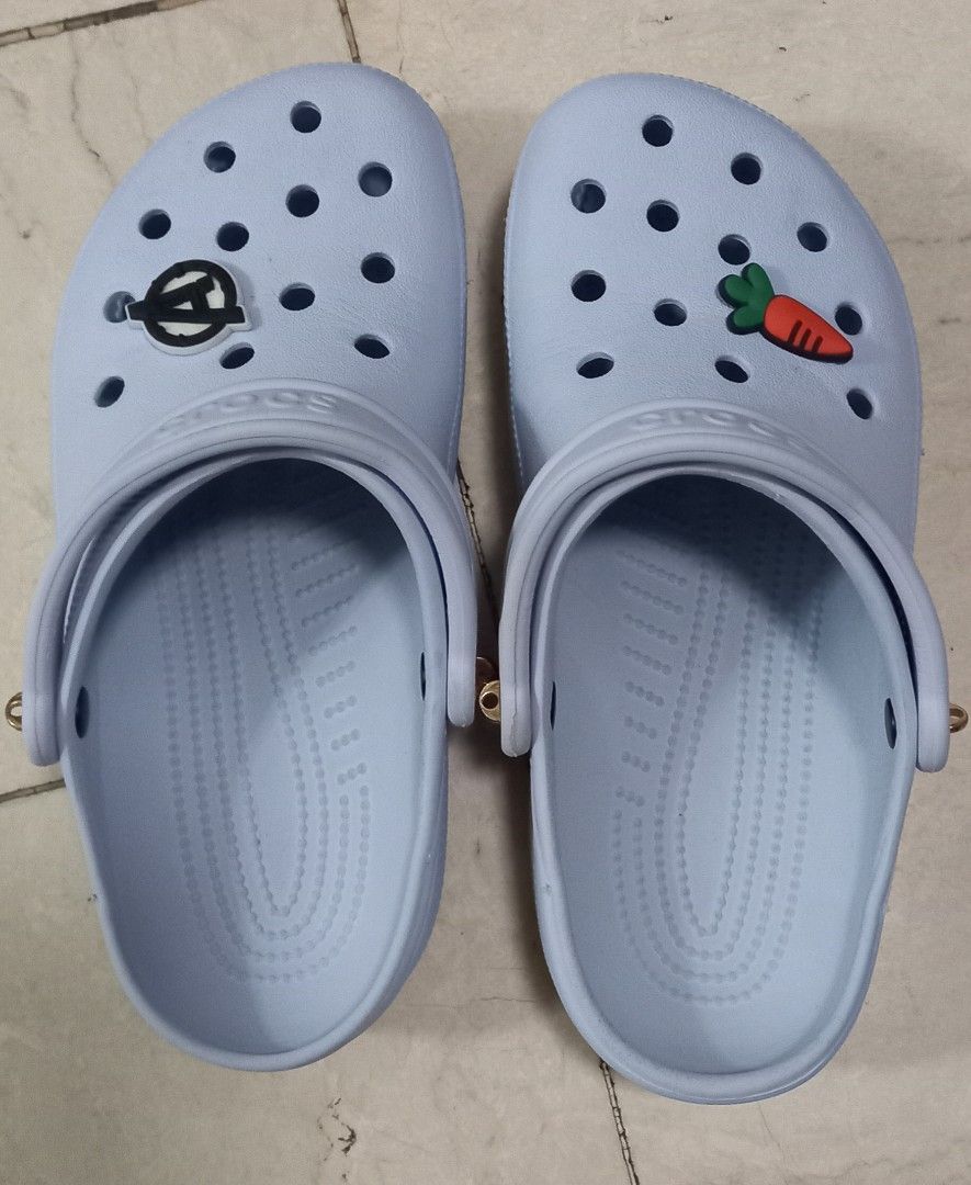 Class A Classic Crocs Size: M4-W6, Color: Baby Blue, Women's Fashion ...