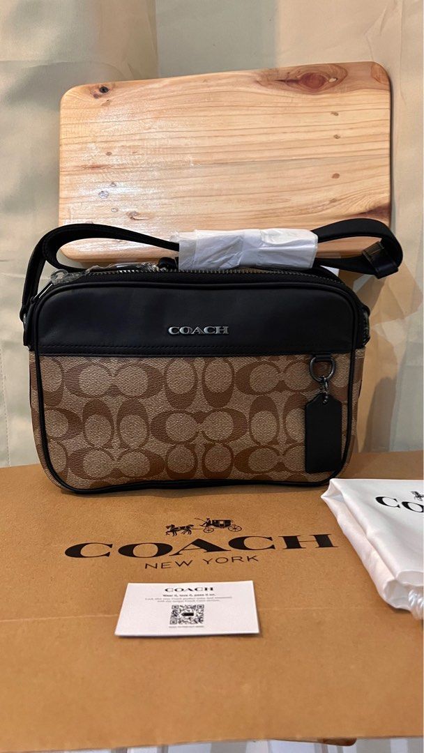 Coach Graham Sling for men, Luxury, Bags & Wallets on Carousell