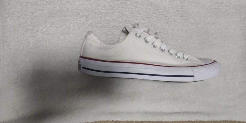 Converse Chuck Taylor All Star White Classic Sneakers Low Cut, Men's ...