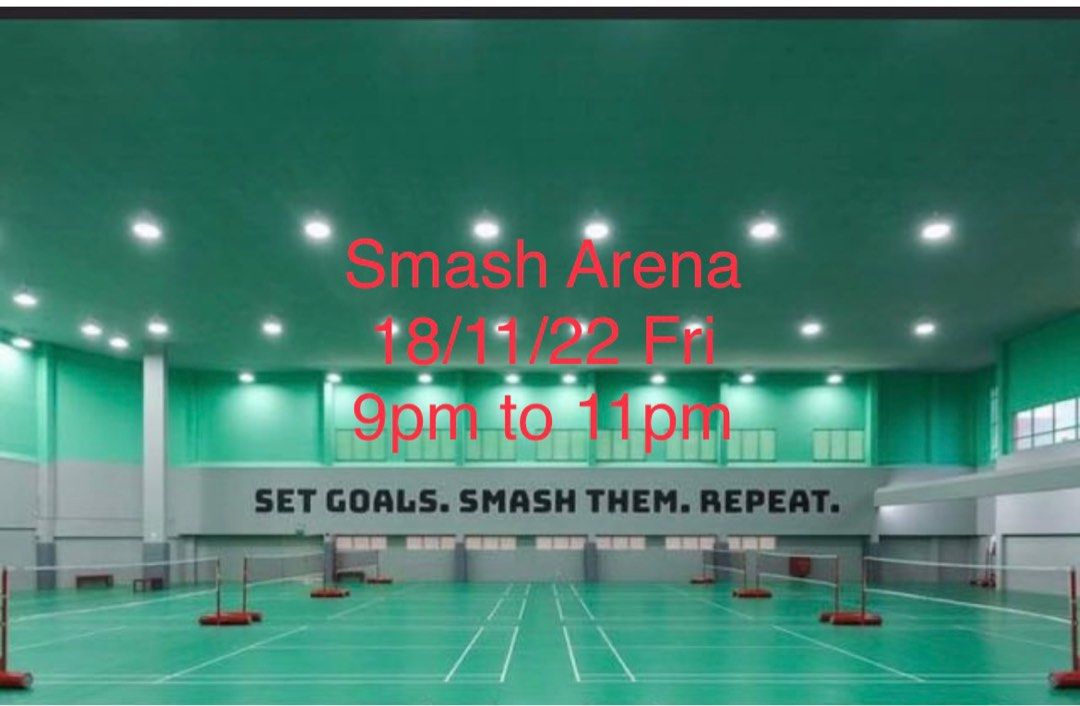 Court for sell Smash Arena, Sports Equipment, Sports & Games, Racket ...