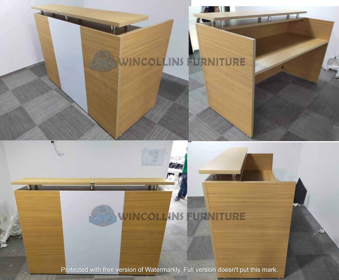 Customized Reception Desk Tables Home Office Furniture, Furniture & Home Living, Office ...