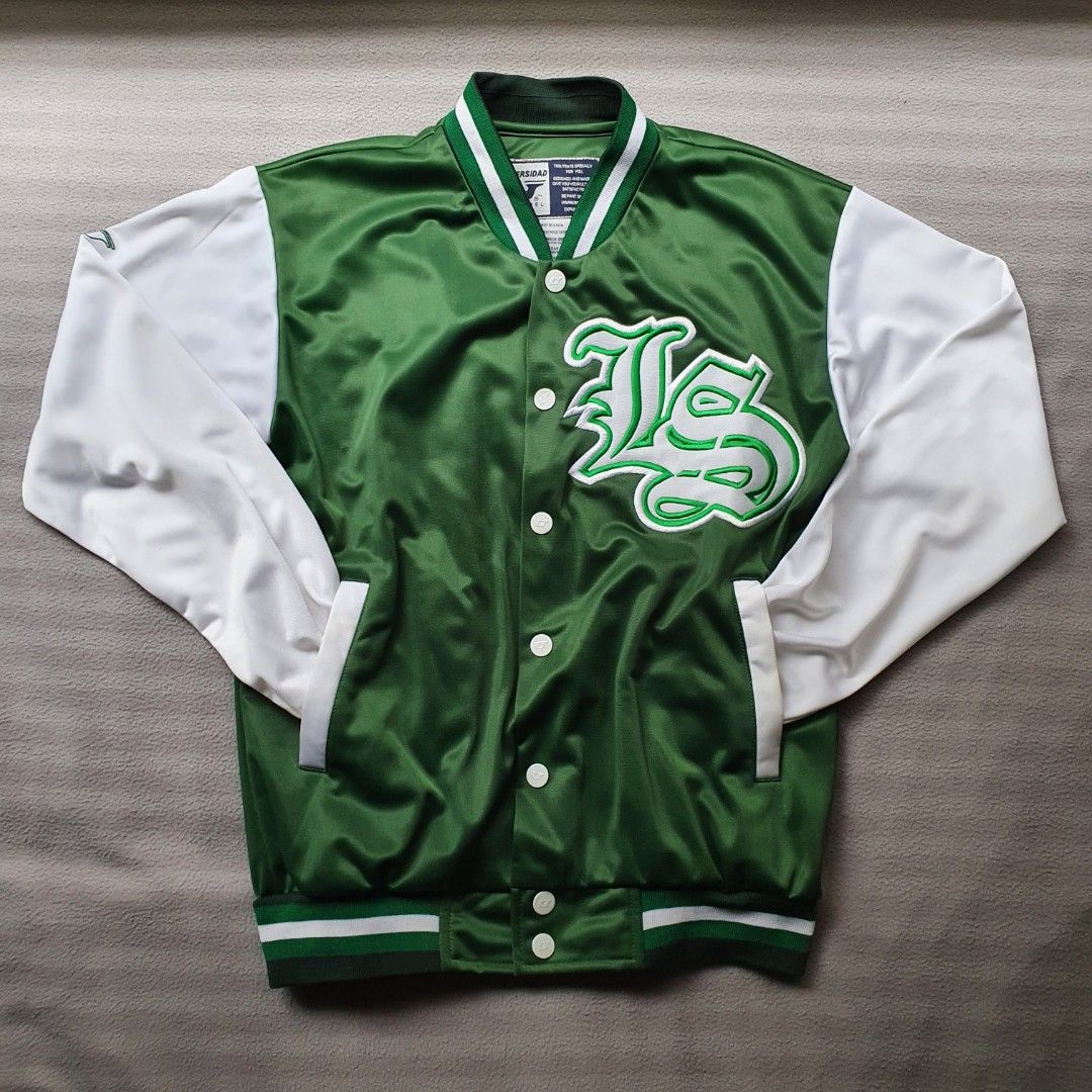 De La Salle University Jersey Jacket, Men's Fashion, Coats, Jackets and ...