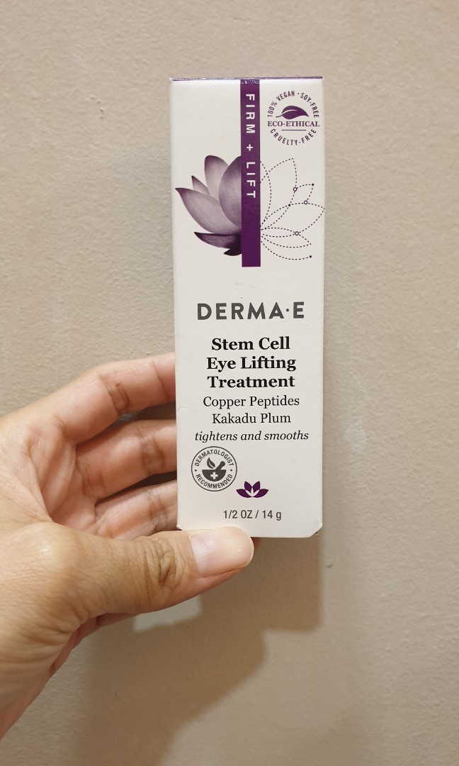 Derma E stem cell eye lifting treatment, Beauty & Personal Care, Face ...