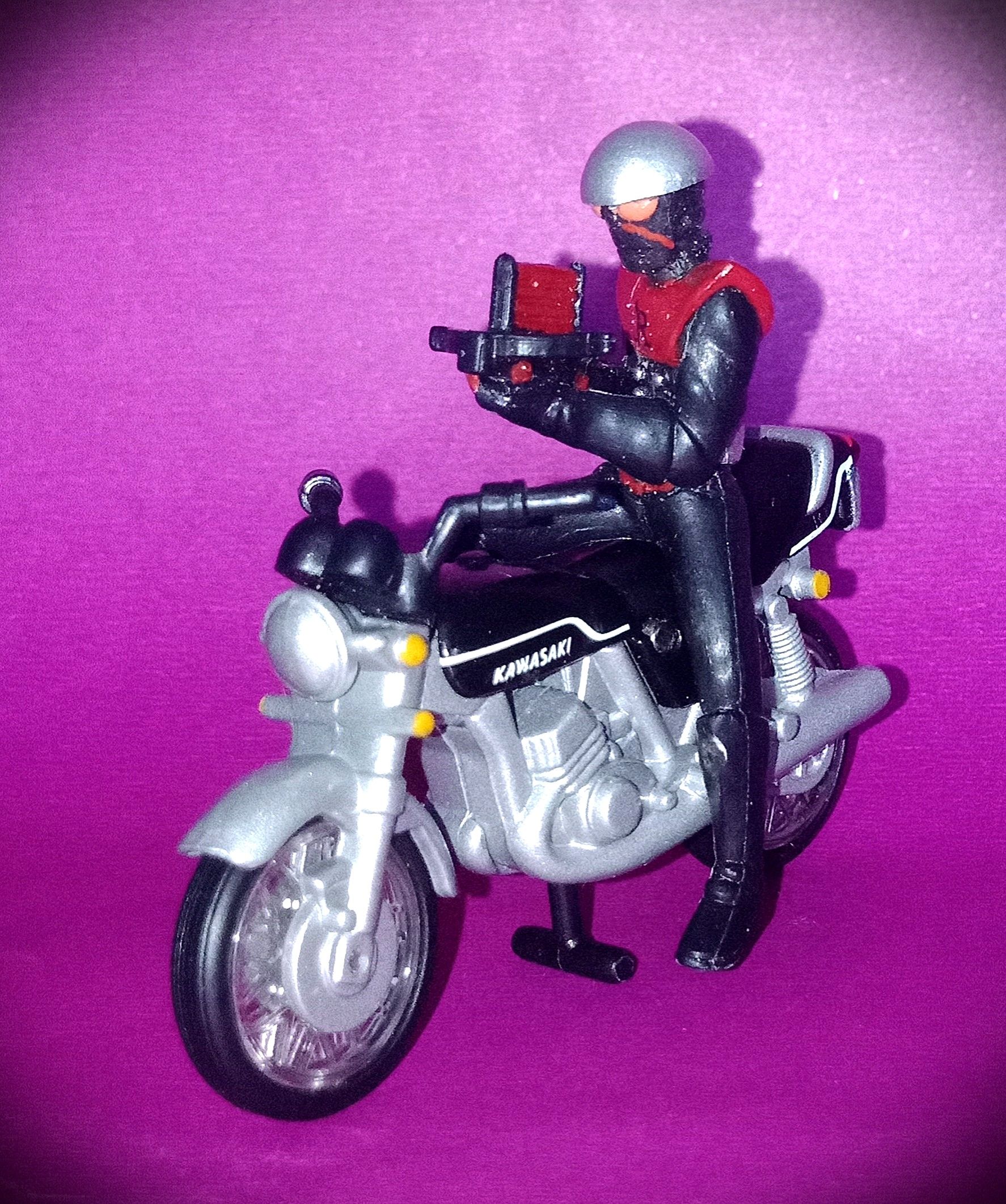 Diecast hotwheels bandai charawheels toei tokusatsu kikaider villain ...