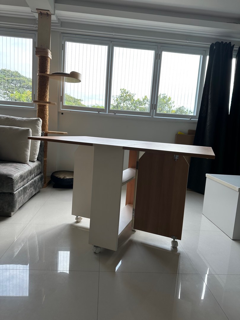 Dining Table smart Foldable, Furniture & Home Living, Furniture, Tables ...