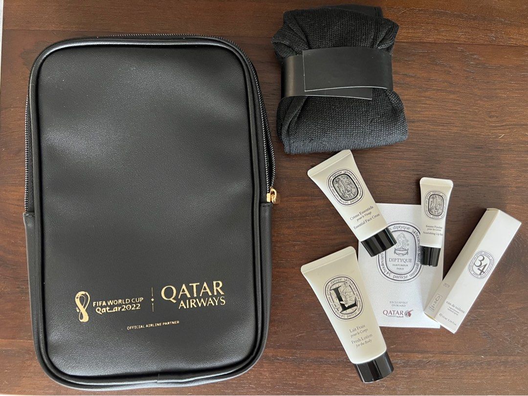 Diptyque amenity kit by Qatar - Male version, Hobbies & Toys, Travel ...
