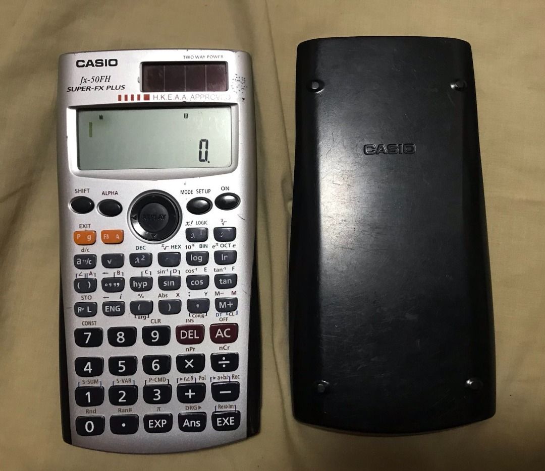 (香港DSE適用計算機) Casio FX-50FH Super-FX Plus scientific calculator HKEAA ...