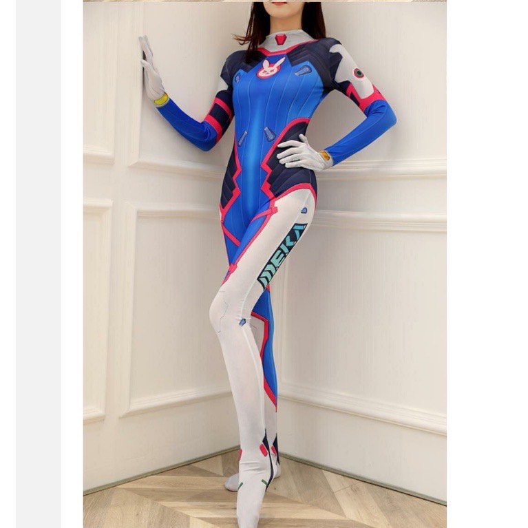 Dva D.va Cosplay / Costume Overwatch Adult, Women's Fashion, Activewear ...