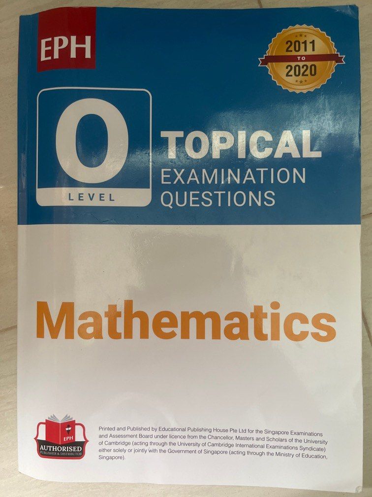 Emath O Level Topical, Hobbies & Toys, Books & Magazines, Assessment ...