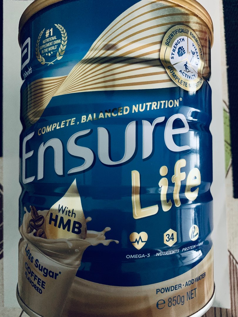 Ensure Life Adult Milk Powder - Coffee (Less Sugar), Food & Drinks ...