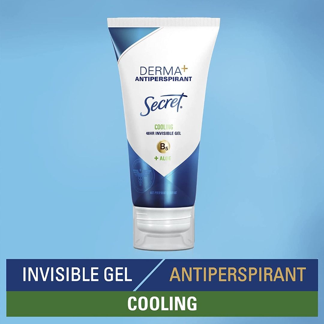 Secret Derma+ Invisible Gel Antiperspirant & Deodorant 70g EXP: 05/2023 ...