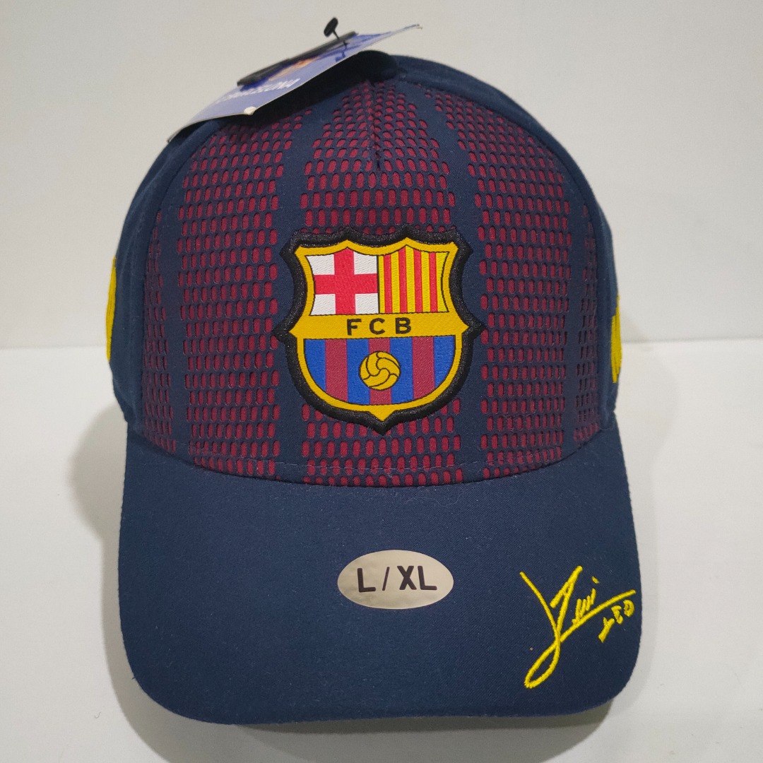 FC Barcelona Messi Strapback Cap, Men's Fashion, Watches & Accessories ...
