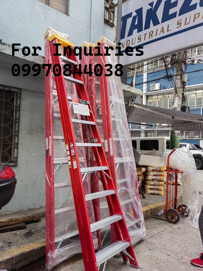 Fiberglass Ladder A Type, Commercial & Industrial, Industrial Equipment ...