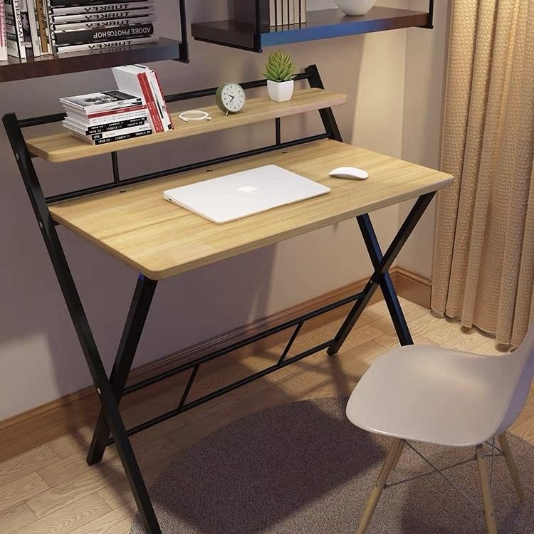 Folding Computer Table Laptop Desk Household Portable Installation-Free ...