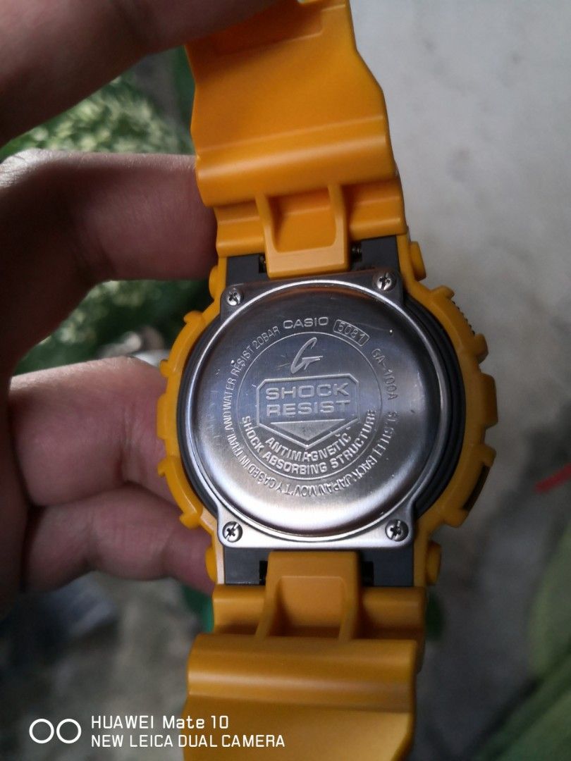 FOR SALE : ORIGINAL CASIO G-SHOCK BUMBLEBEE GA-100A RUSH! RUSH!, Men's ...