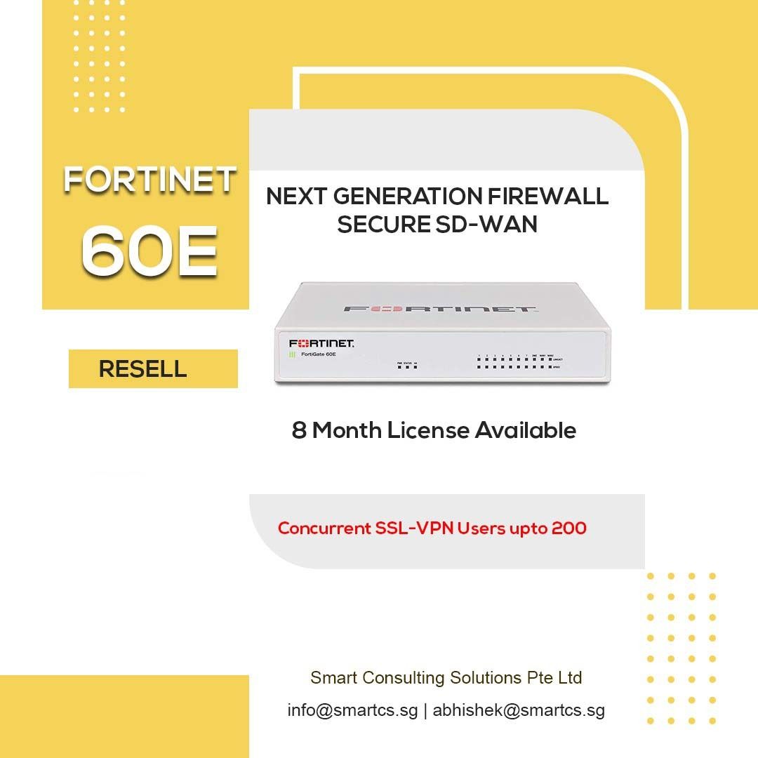 Fortinet Fortigate 60E Firewall (8 month license), Computers & Tech ...