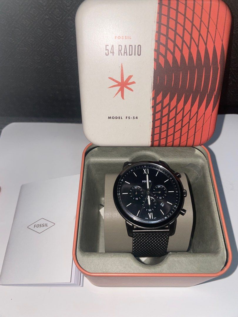 Fossil Neutra Chronograph Watch FS5699, Men's Fashion, Watches ...