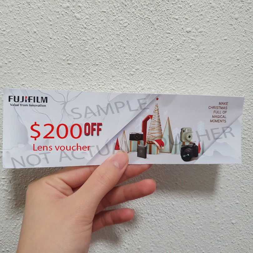 Fujifilm $200 Lens voucher (TBC 16Nov), Tickets & Vouchers, Vouchers on ...